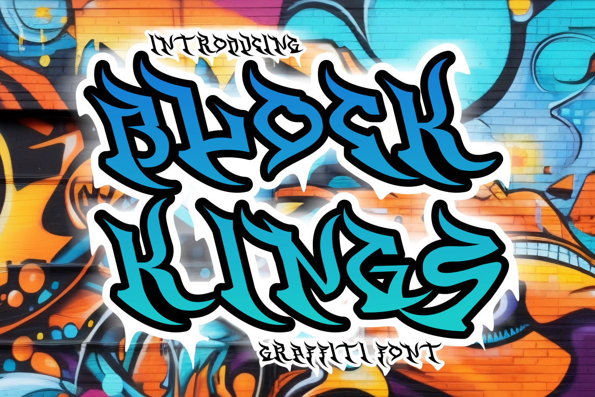 Block Kings - Graffiti Style Font - PutraCetol Design Studio