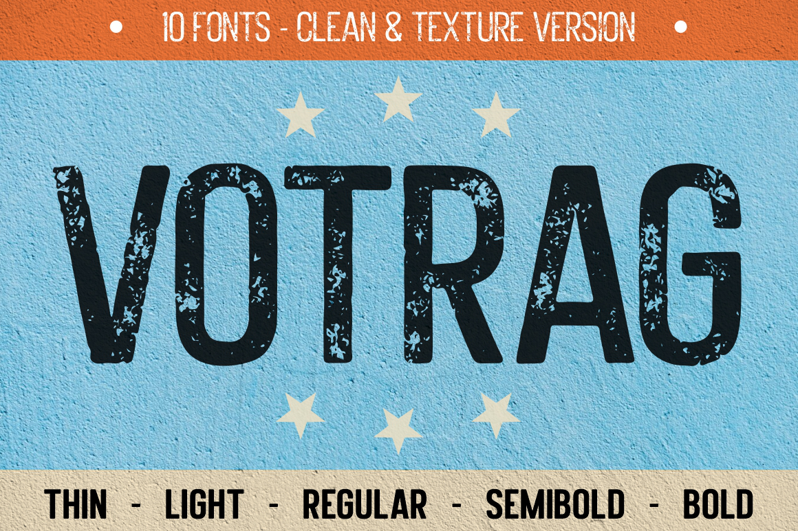 Votrag - 10 Modern Font