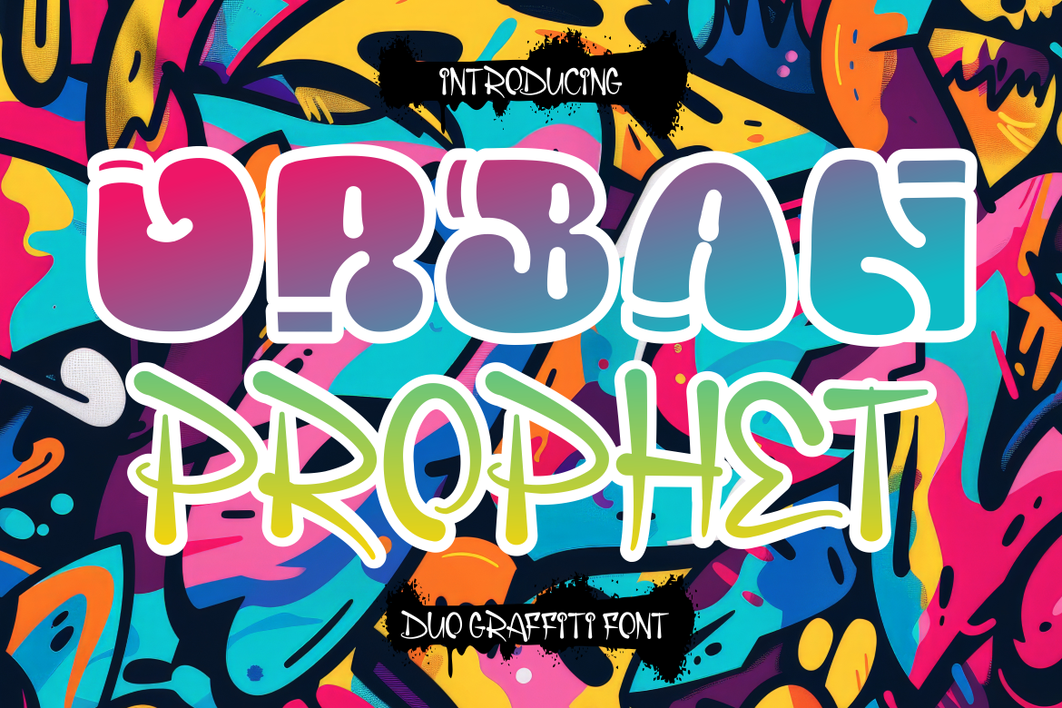 Urban Prophet - Duo Graffiti Font - PutraCetol Studio