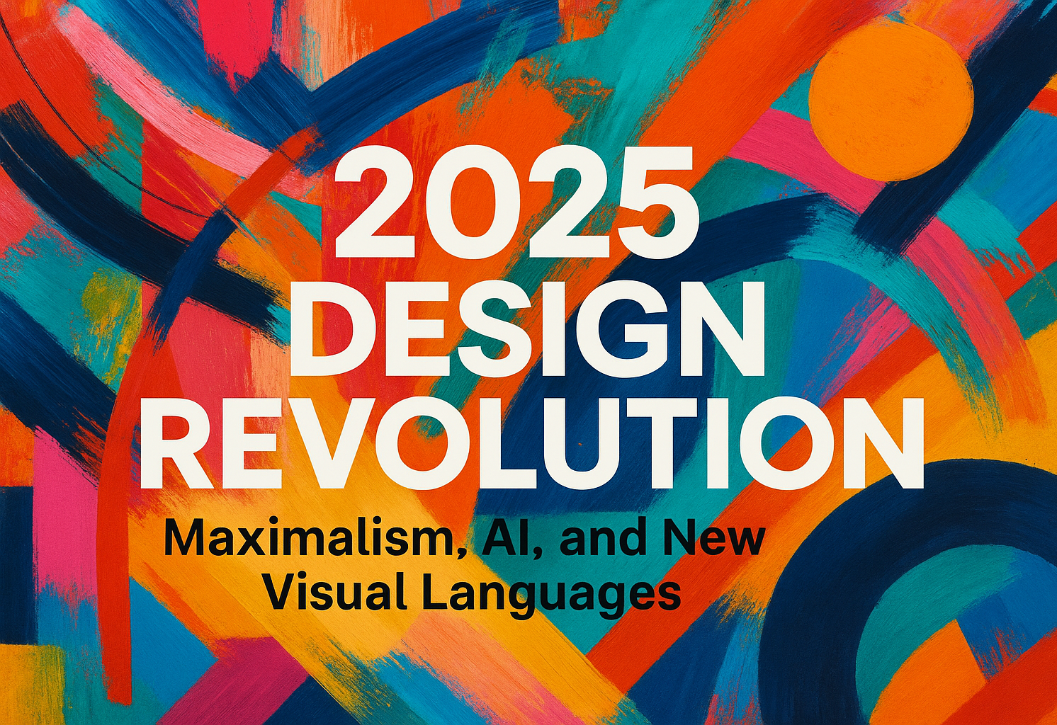 2025 Design Revolution: Maximalism, AI, and New Visual Languages ...