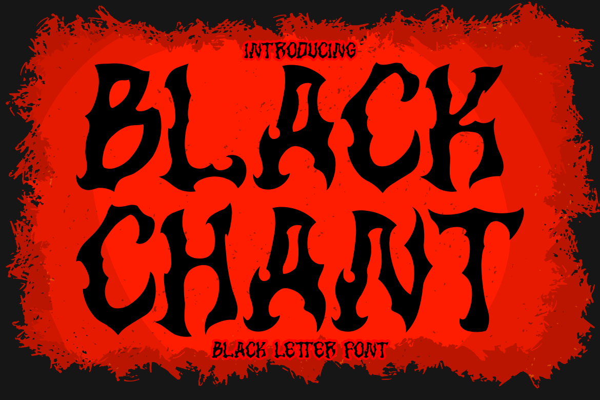 Black Chant - Black Letter Font - PutraCetol Design Studio