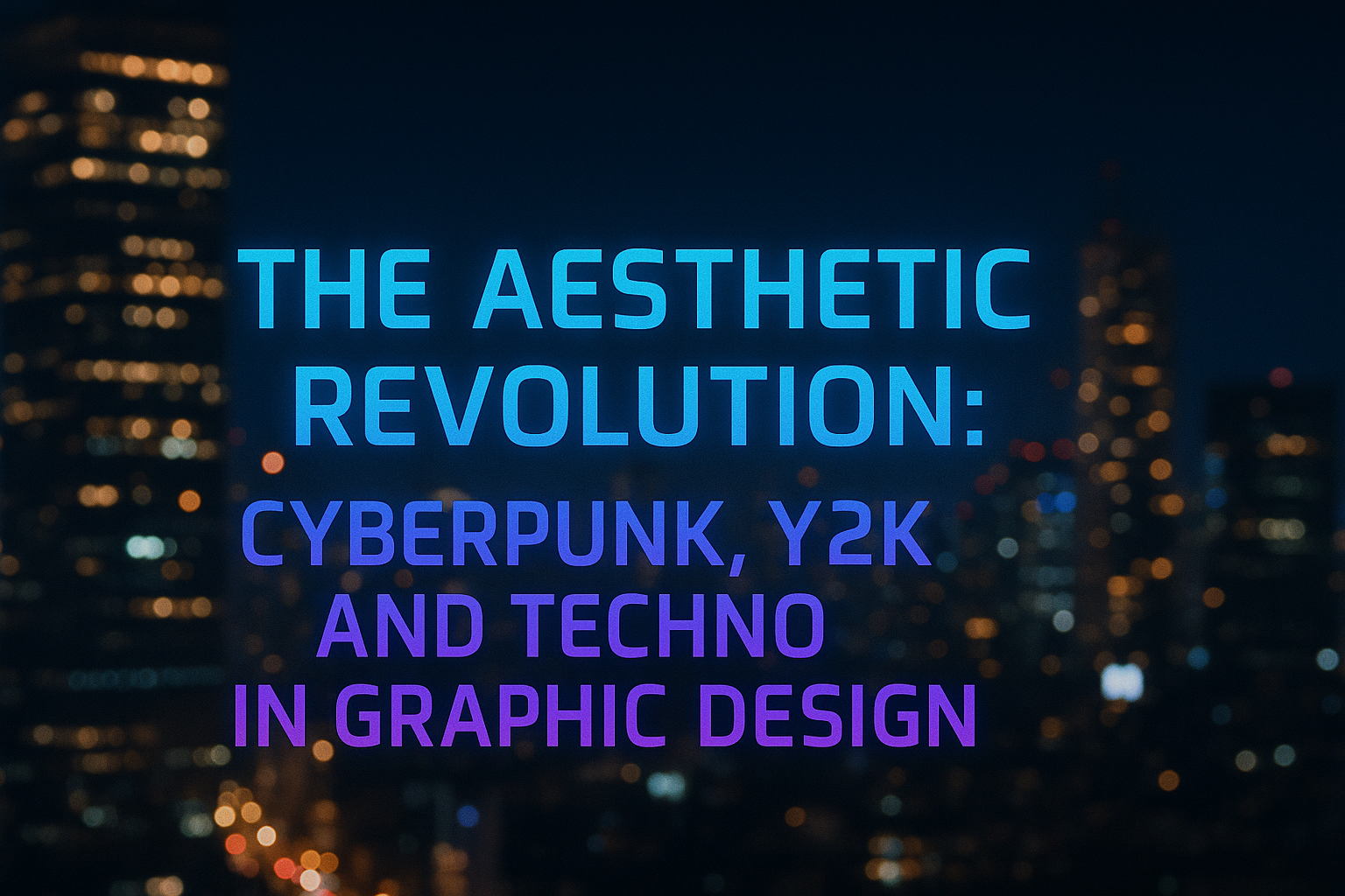 The Aesthetic Revolution: Cyberpunk, Y2K, and Techno in Graphic Design ...