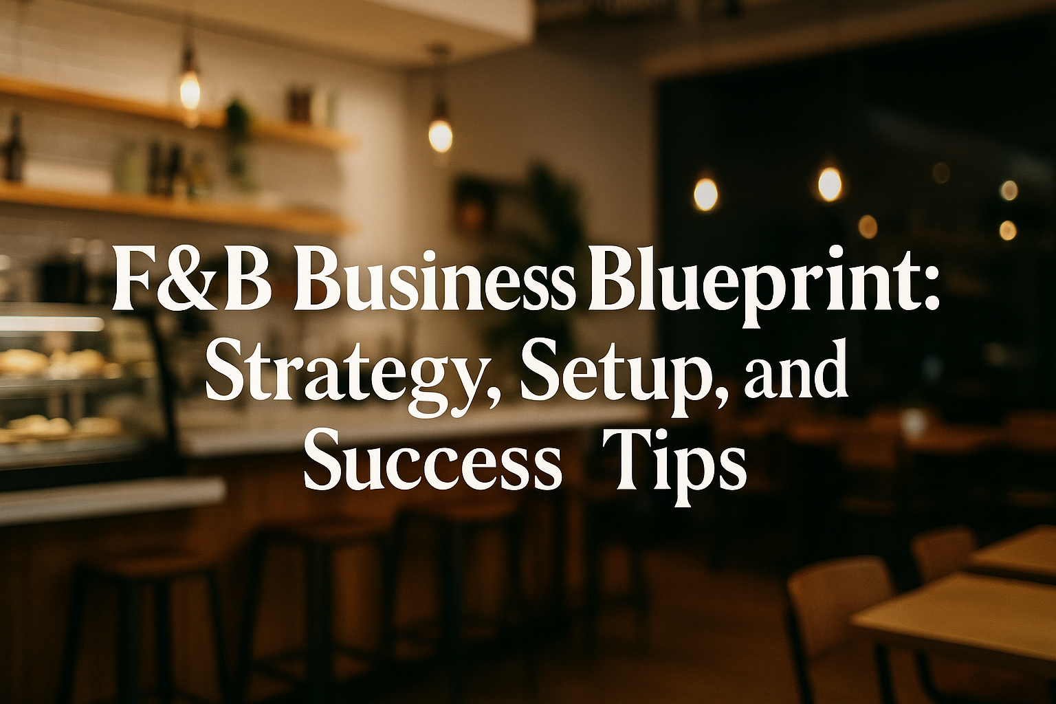 F&B Business Blueprint: Strategy, Setup, and Success Tips - PutraCetol ...