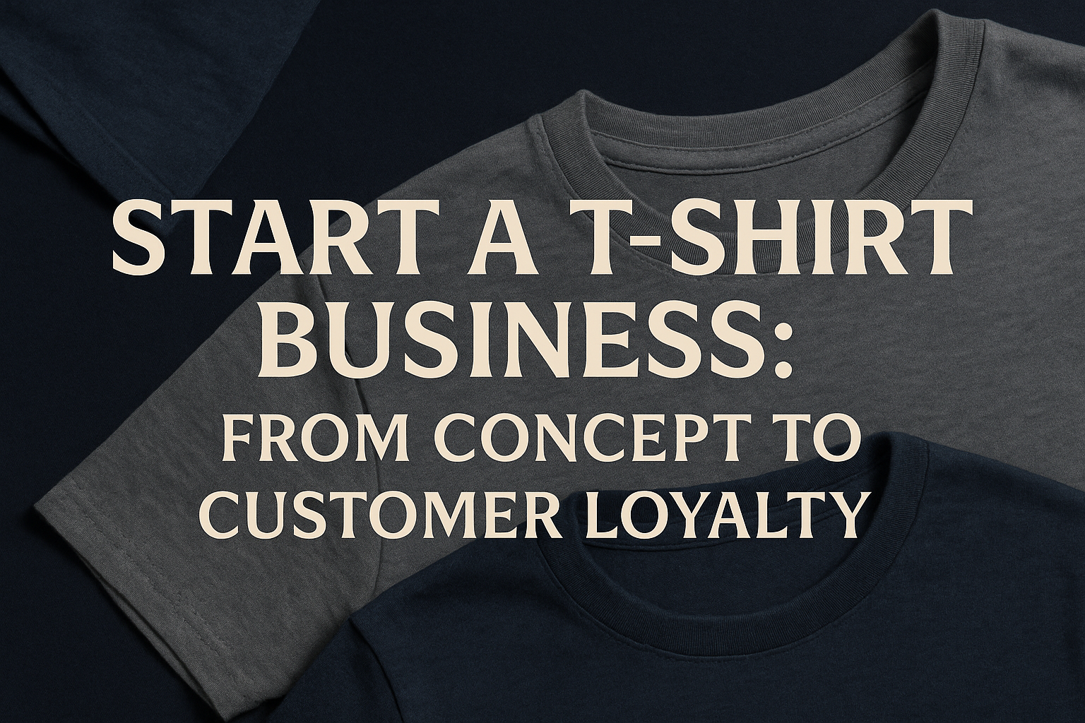 Start a T-Shirt Business: From Concept to Customer Loyalty - PutraCetol ...