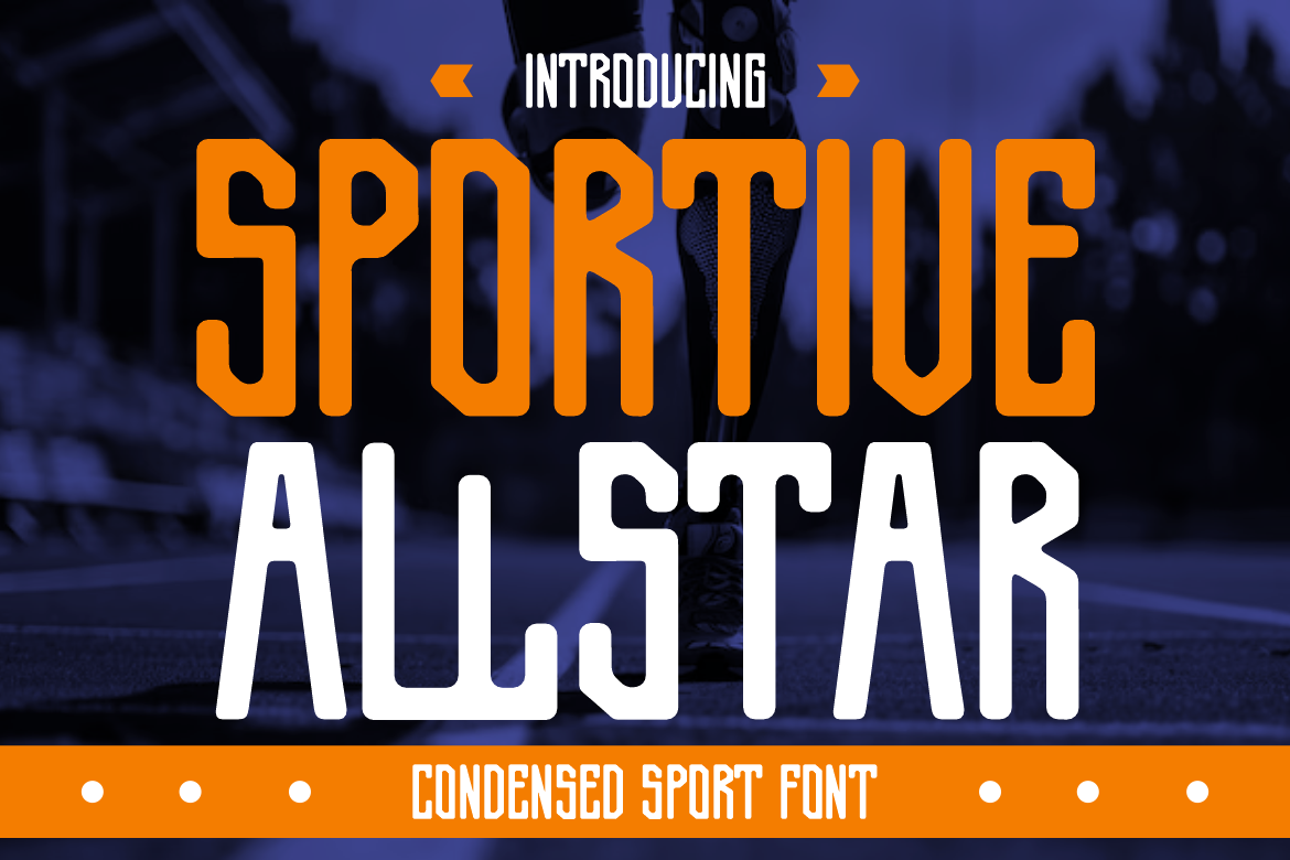 Sportive Allstar - Condensed Sport Font - PutraCetol Studio