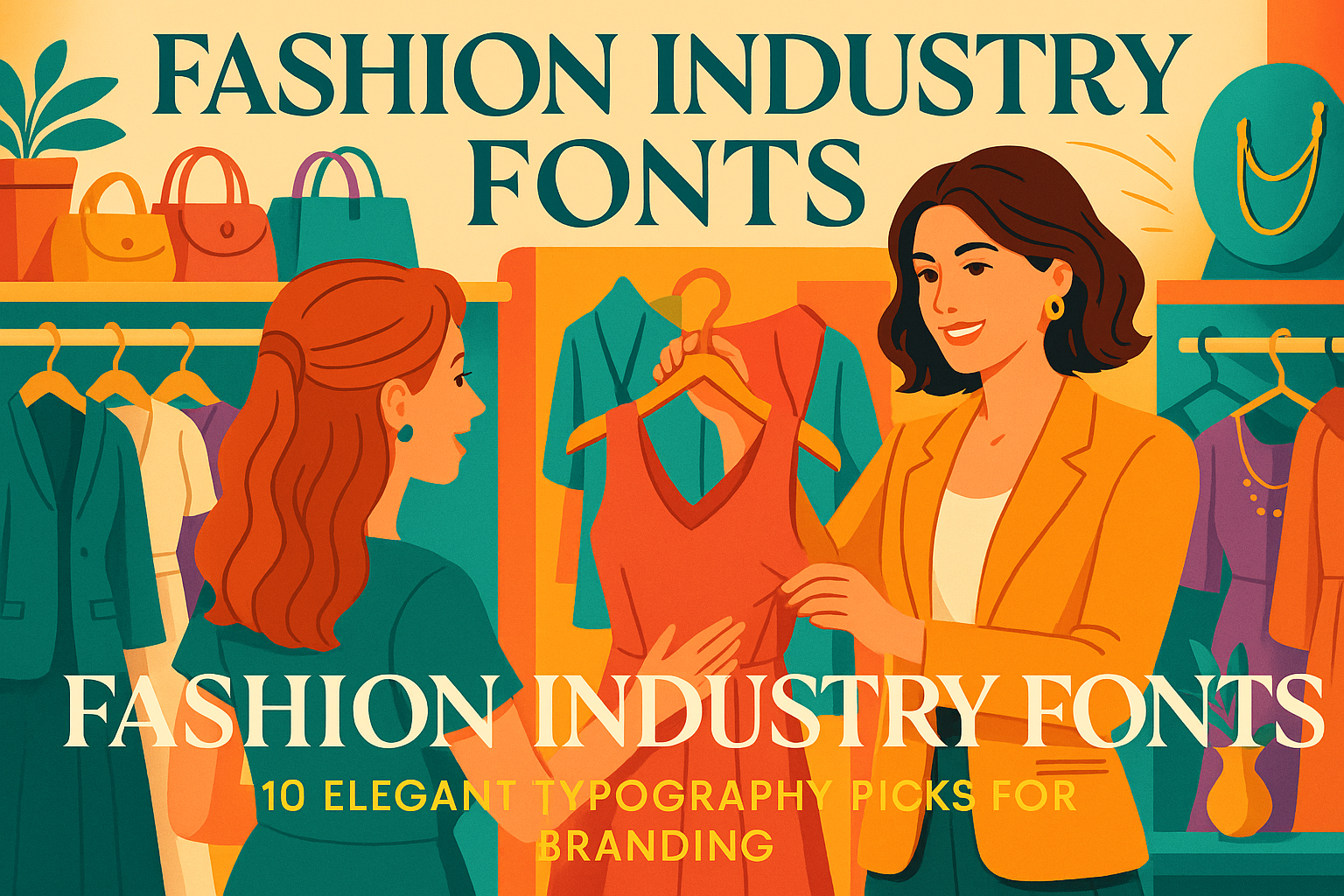 Fashion Industry Fonts: 10 Elegant Typography Picks for Branding ...