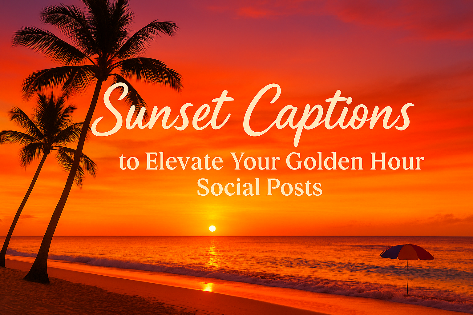 Sunset Captions to Elevate Your Golden Hour Social Posts - PutraCetol ...