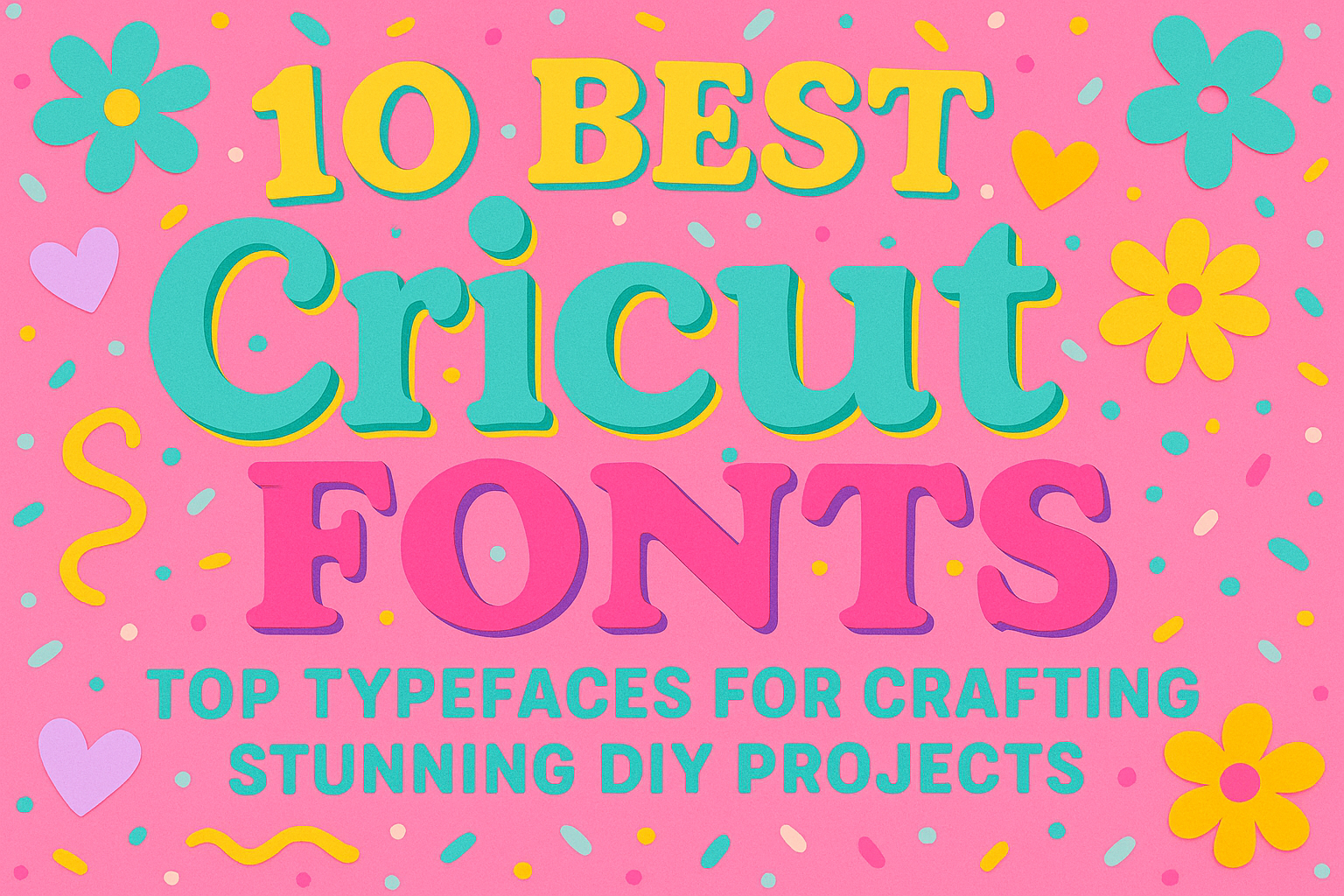10 Best Cricut Fonts: Typefaces for Crafting Stunning DIY Projects ...