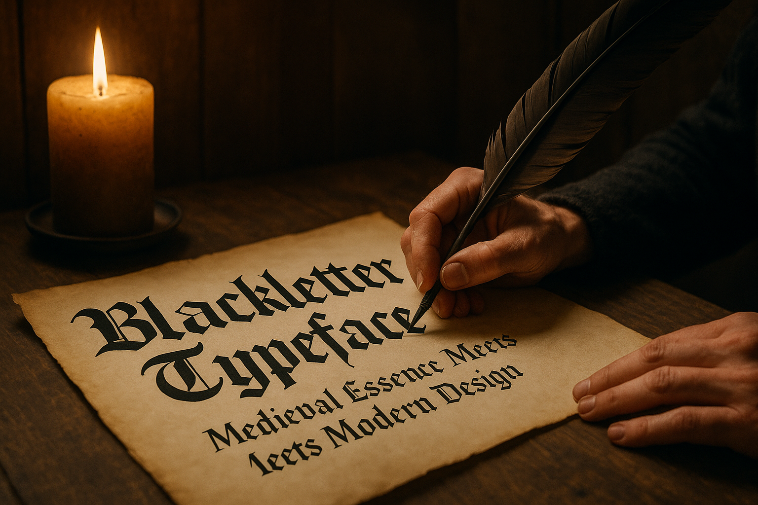 Blackletter Typeface: Medieval Essence Meets Modern Design - PutraCetol ...