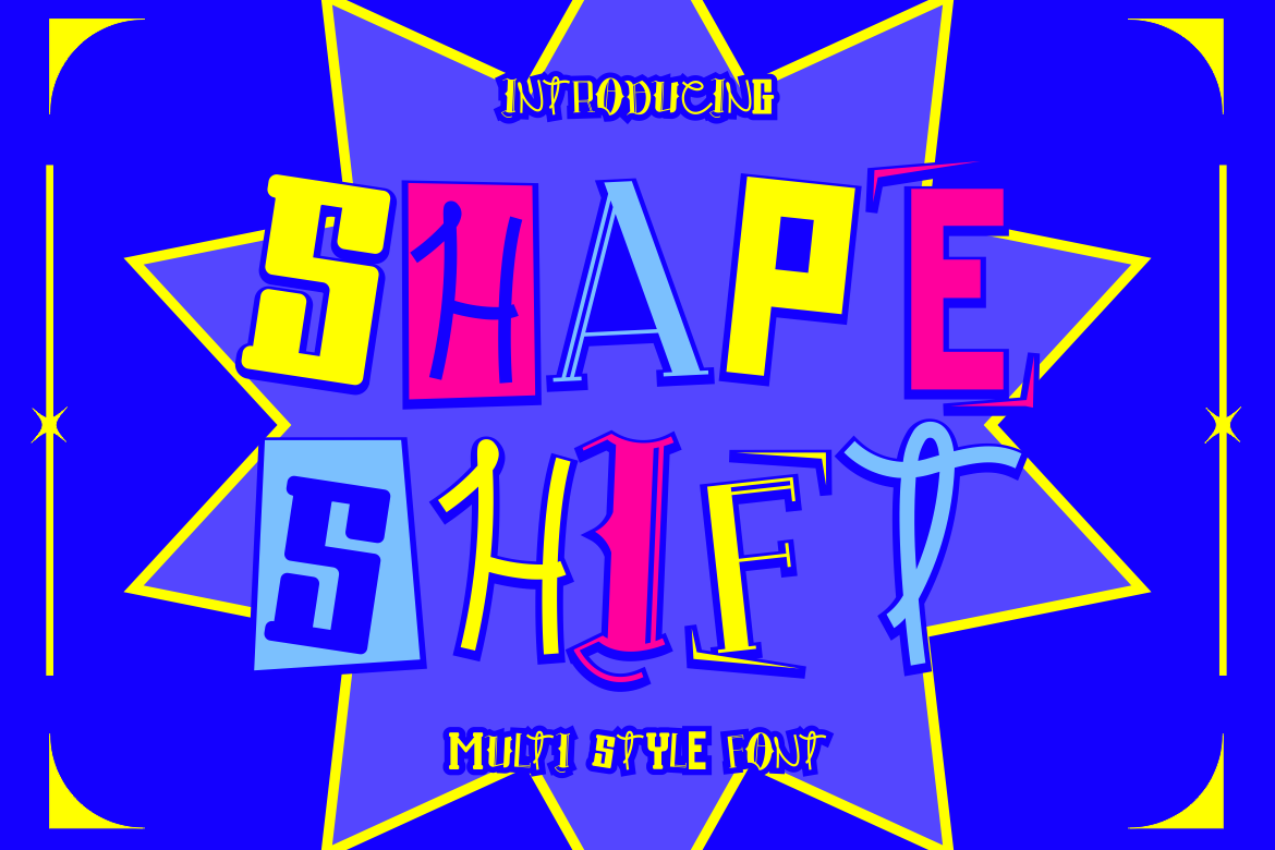 Shape Shift - Multi Style Font - PutraCetol Studio
