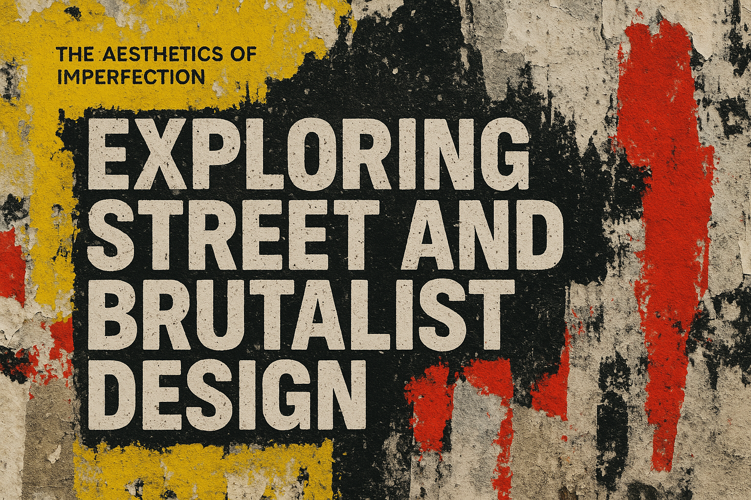 The Aesthetics of Imperfection: Exploring Street and Brutalist Design ...