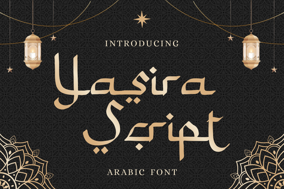 Yasira Script Arabic Font - PutraCetol Studio