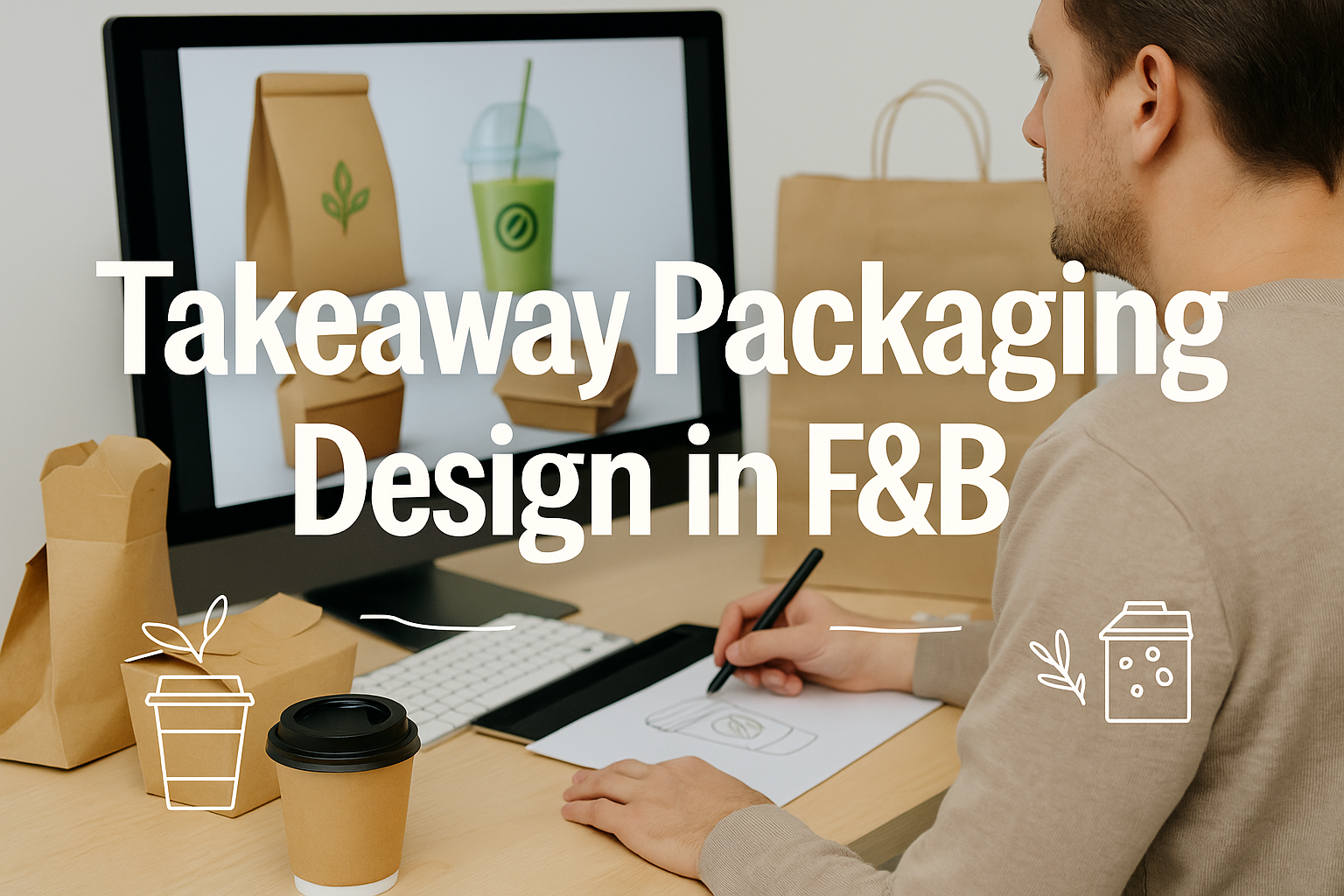 Takeaway Packaging Design in F&B - PutraCetol Studio
