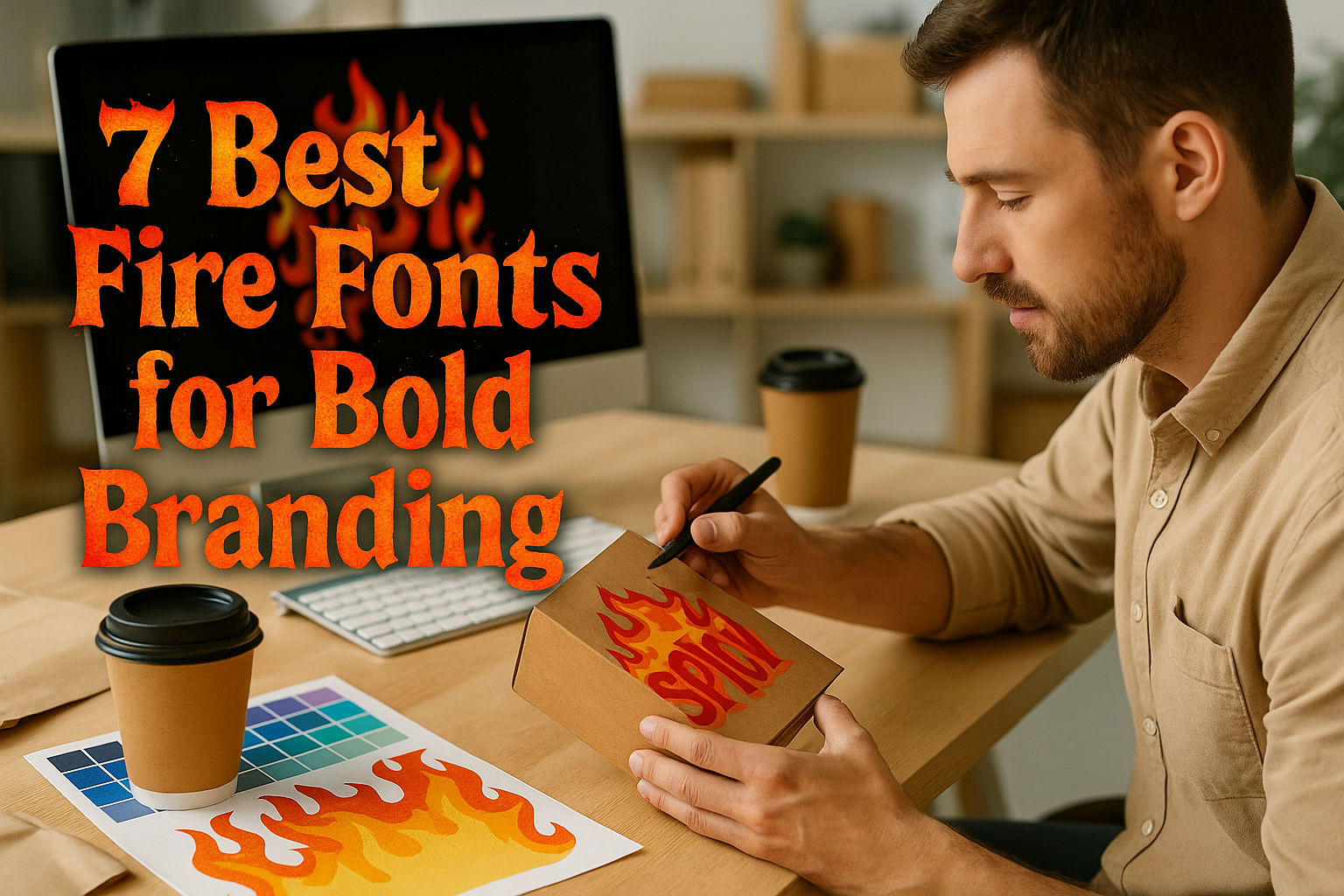 7 Best Fire Fonts for Bold Branding - PutraCetol Studio