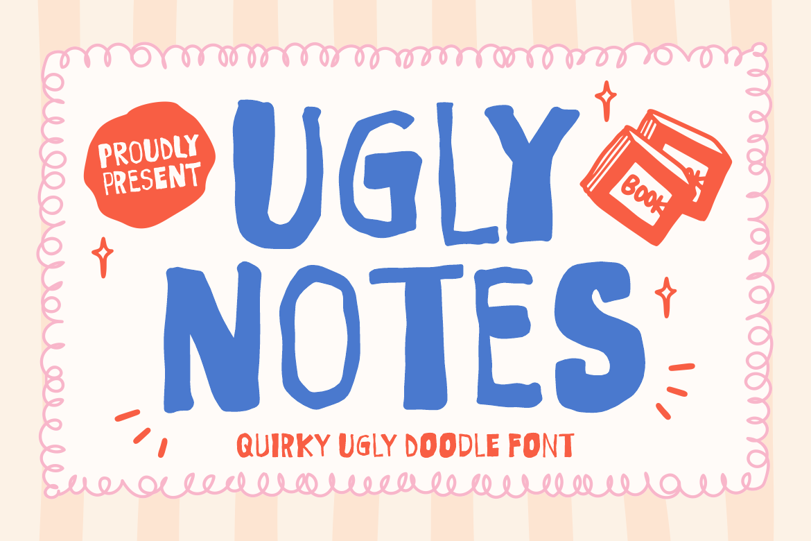 Ugly Notes Quirky Ugly Doodle Font - PutraCetol Studio