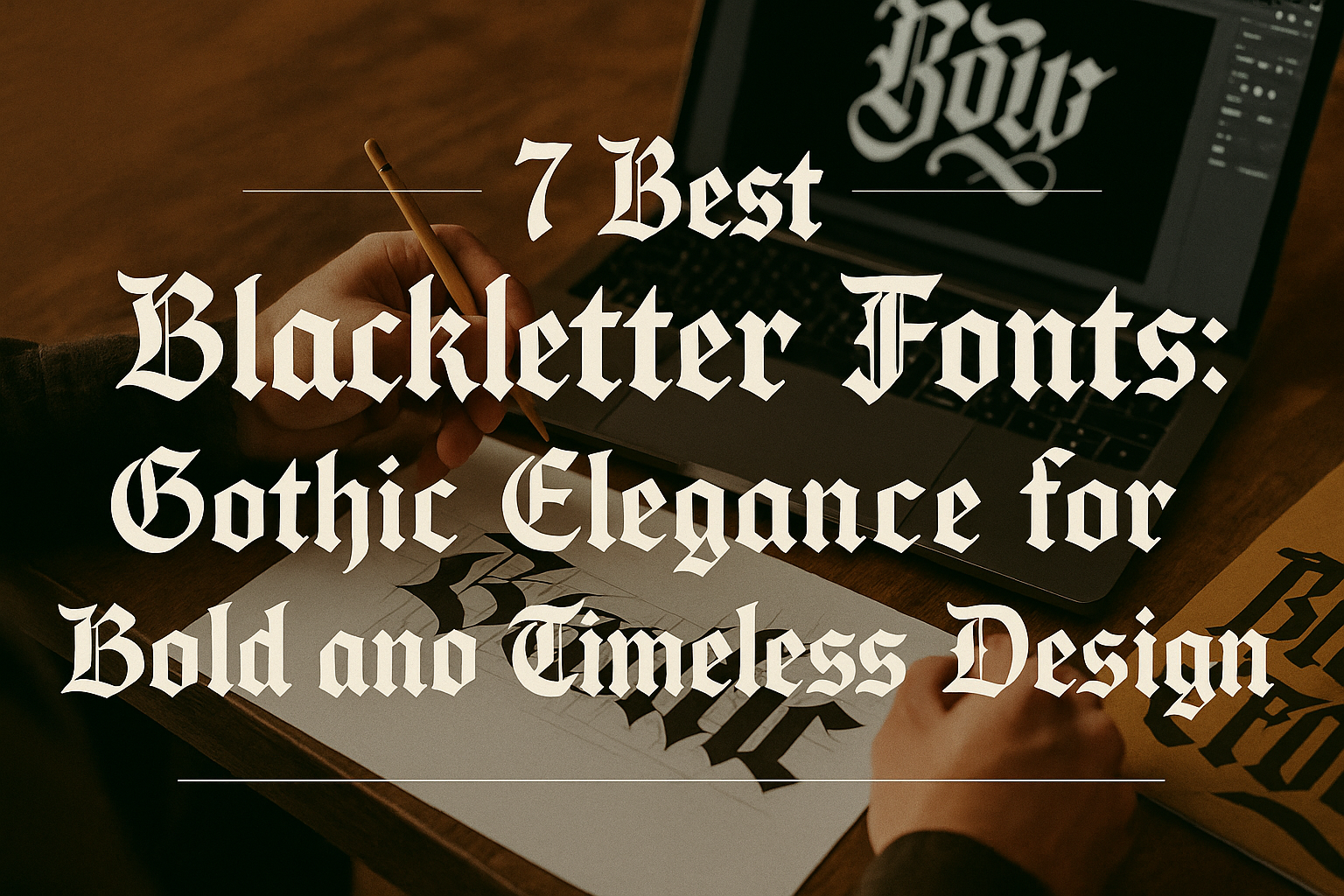 7 Best Blackletter Fonts: Gothic Elegance for Bold and Timeless Design ...