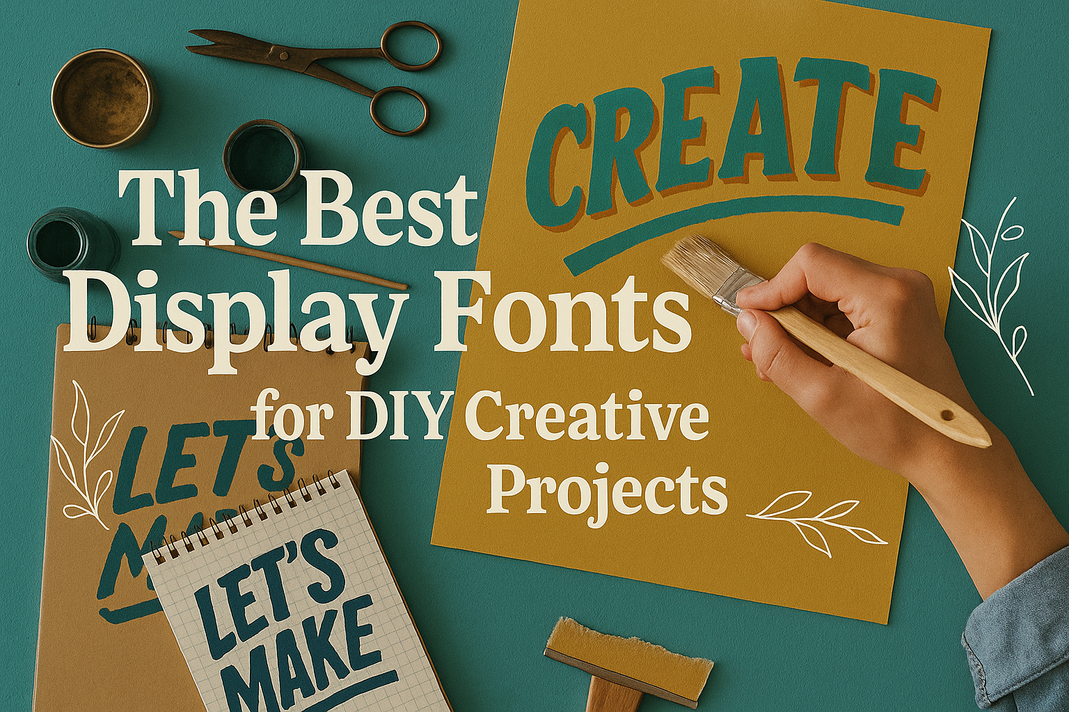The Best Display Fonts for DIY Creative Projects - PutraCetol Studio