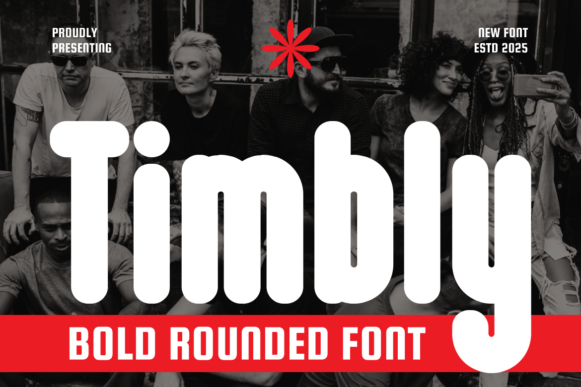 Timbly Playful Rounded Display Font - PutraCetol Studio