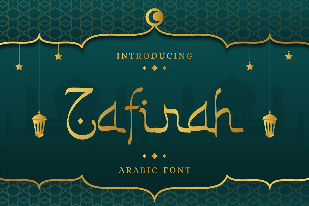 Zafirah Arabic Font - PutraCetol Studio