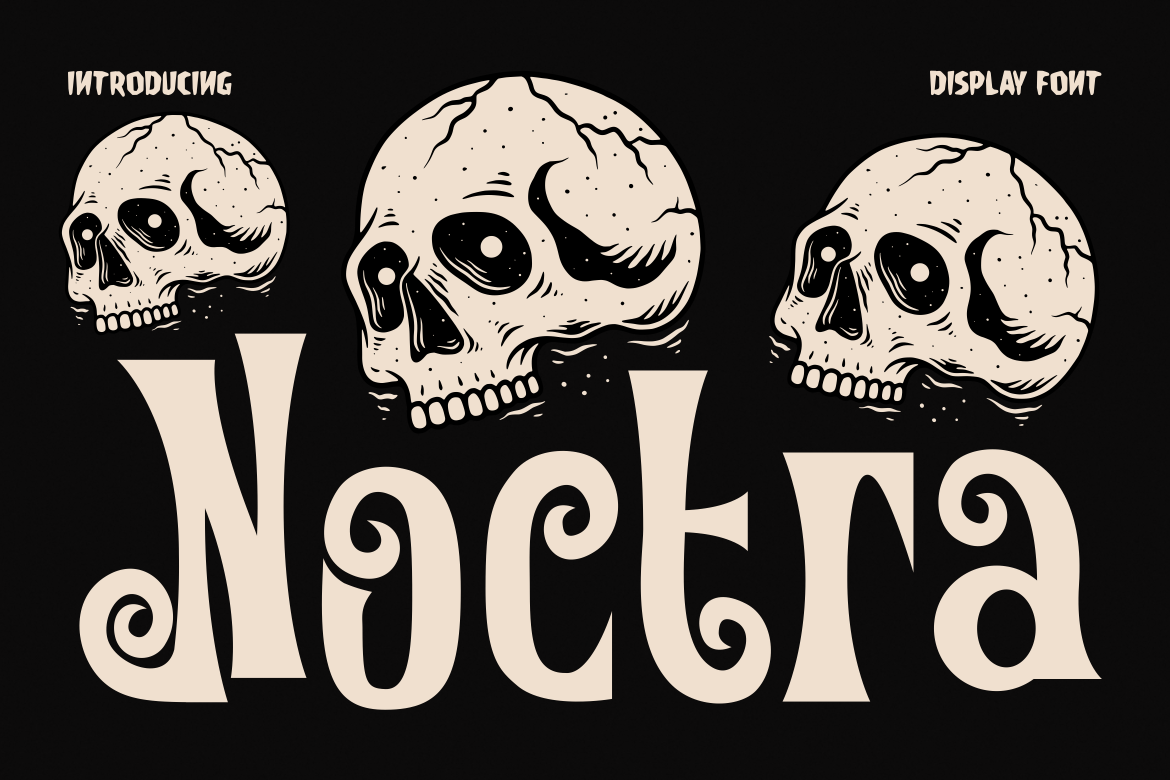 Noctra Display Font - PutraCetol Studio