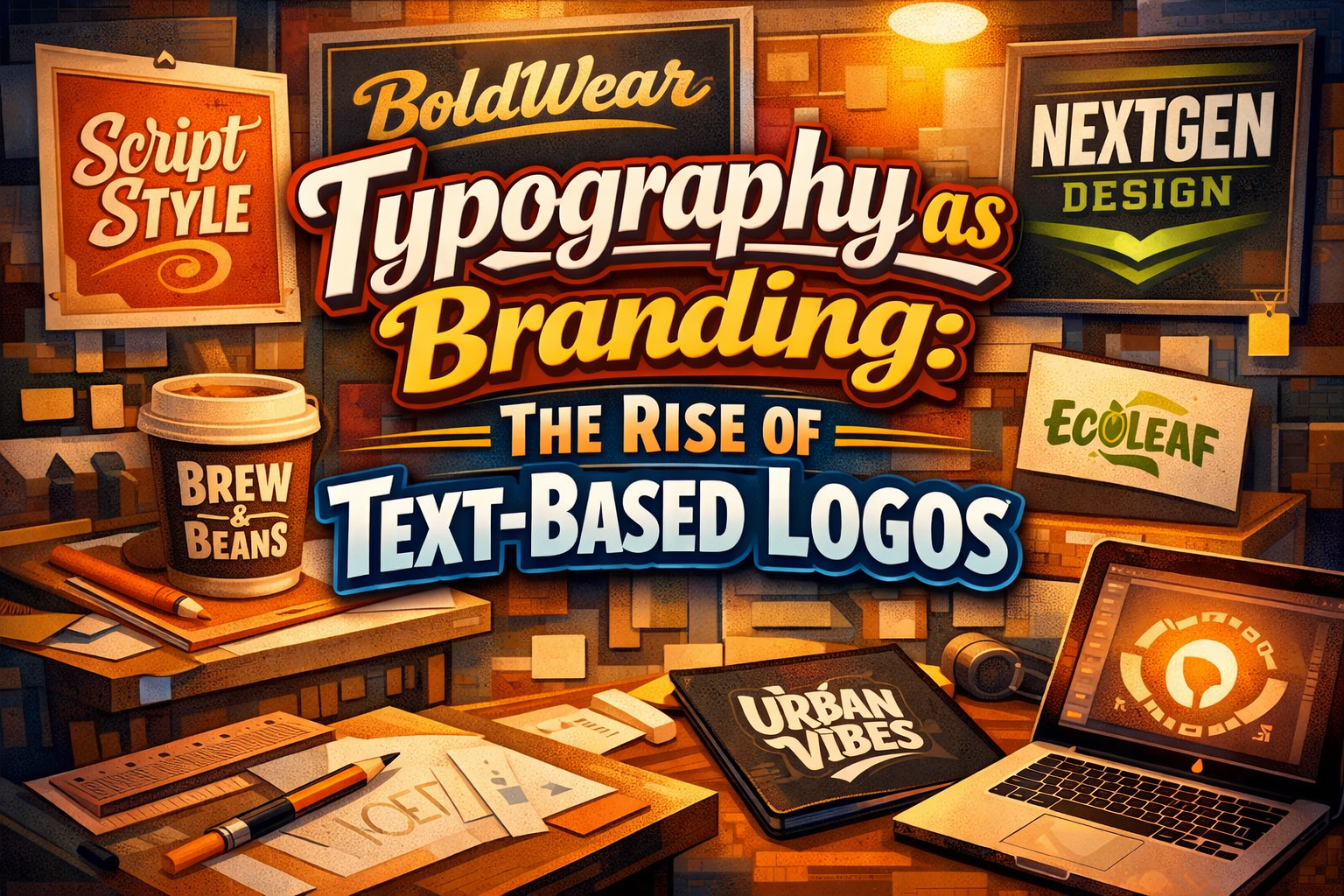 Typography as Branding: The Rise of Text-Based Logos - PutraCetol Studio