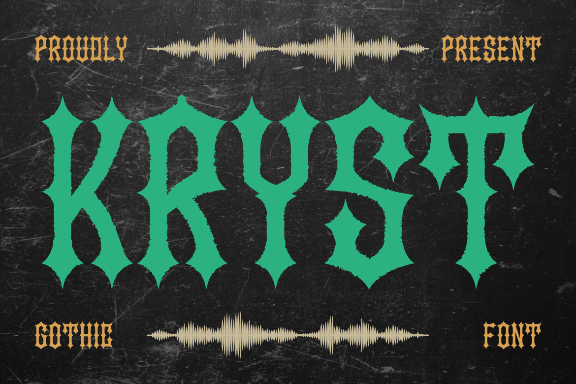 Kryst Gothic Font - PutraCetol Studio