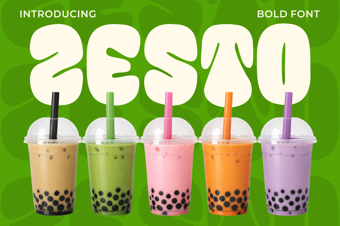 Zesto Bold Display Font - PutraCetol Studio